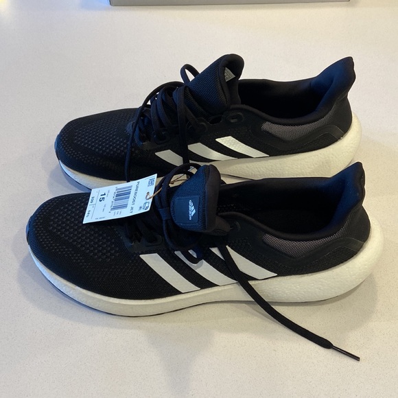 adidas | Shoes | Adidas Black And White Purebppst Jet Running Shoes ...